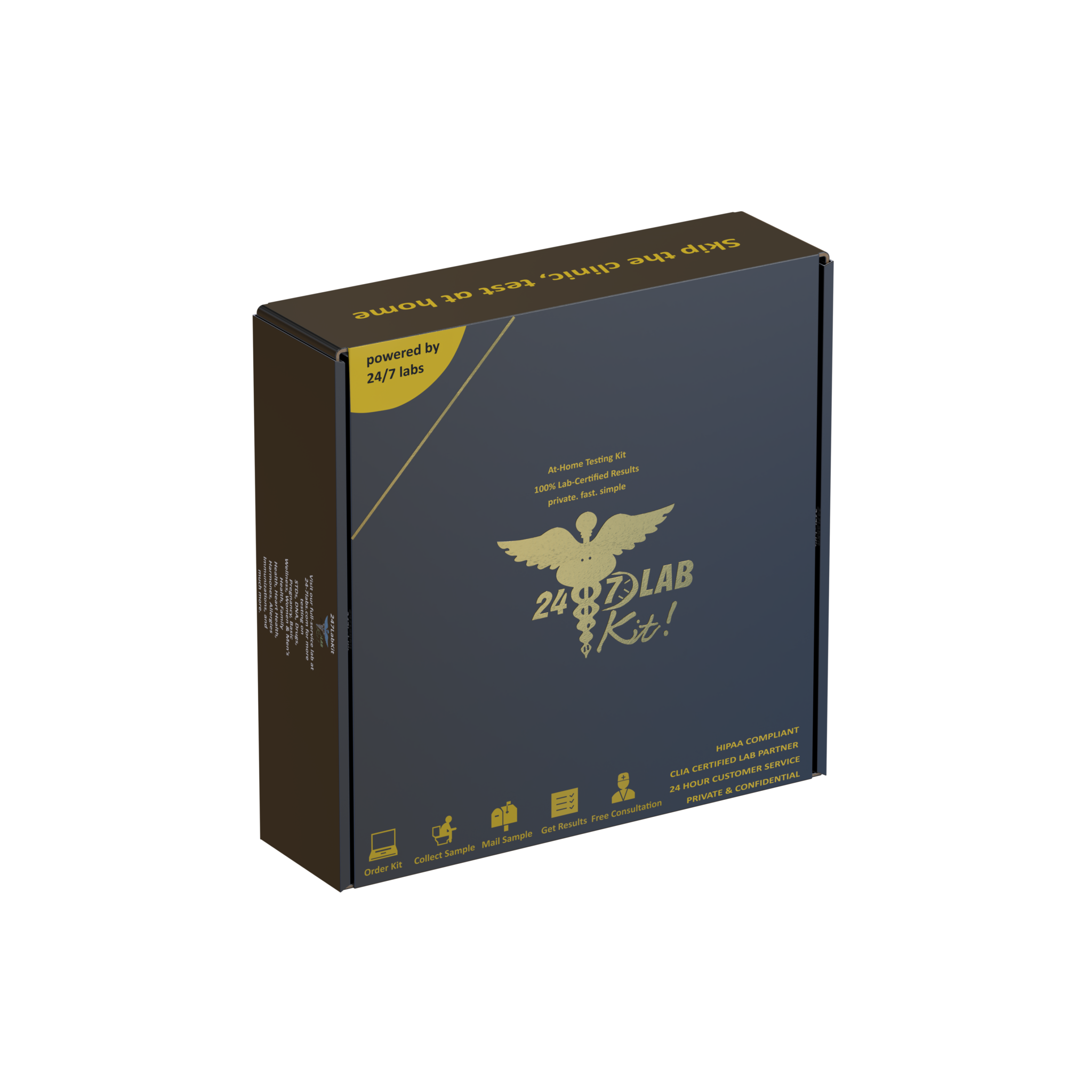 Testosterone Kit: Testosterone Free & Total Test | 247Labkit